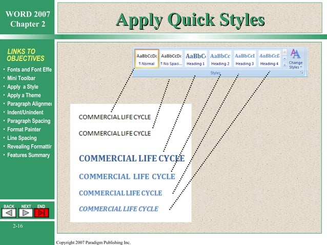 Word Chapter 2 - Formatting Characters and Paragraphs | PPT | Desktop ...