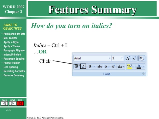 Word Chapter 2 - Formatting Characters and Paragraphs | PPT | Desktop ...