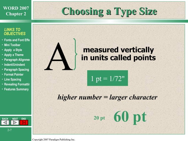 Word Chapter 2 - Formatting Characters and Paragraphs | PPT | Desktop Publishing | Computer ...