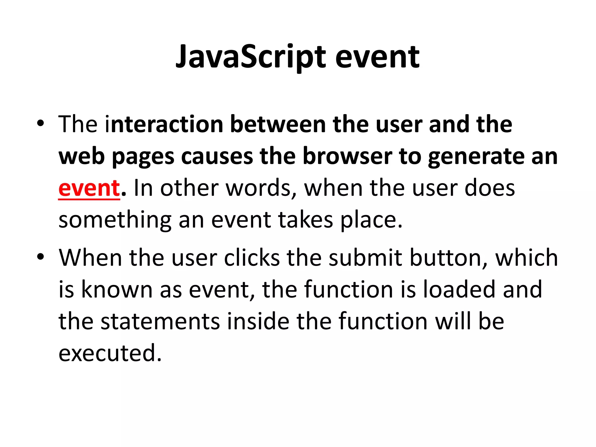 Std 12 Computer Chapter 2 Cascading Style Sheet And Javascript Part 2 Ppt 7984