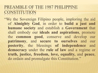 Chapter 2-nstp-the-philippine-constitution (1) | PPTX