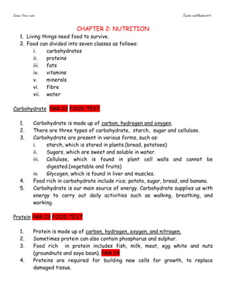 Chapter 2-nutrition-doc | PDF