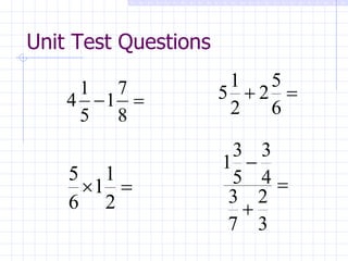 Chapter 2 Operations With Rational Numbers | PPT