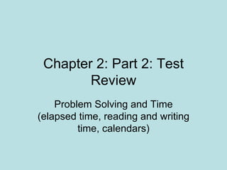 Chapter 2 Part 2 Review | PPT