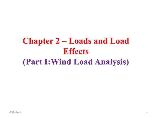 Chapter-2- part I- ES EN 1991-Section 4, Wind load.pptx | Geology | Science