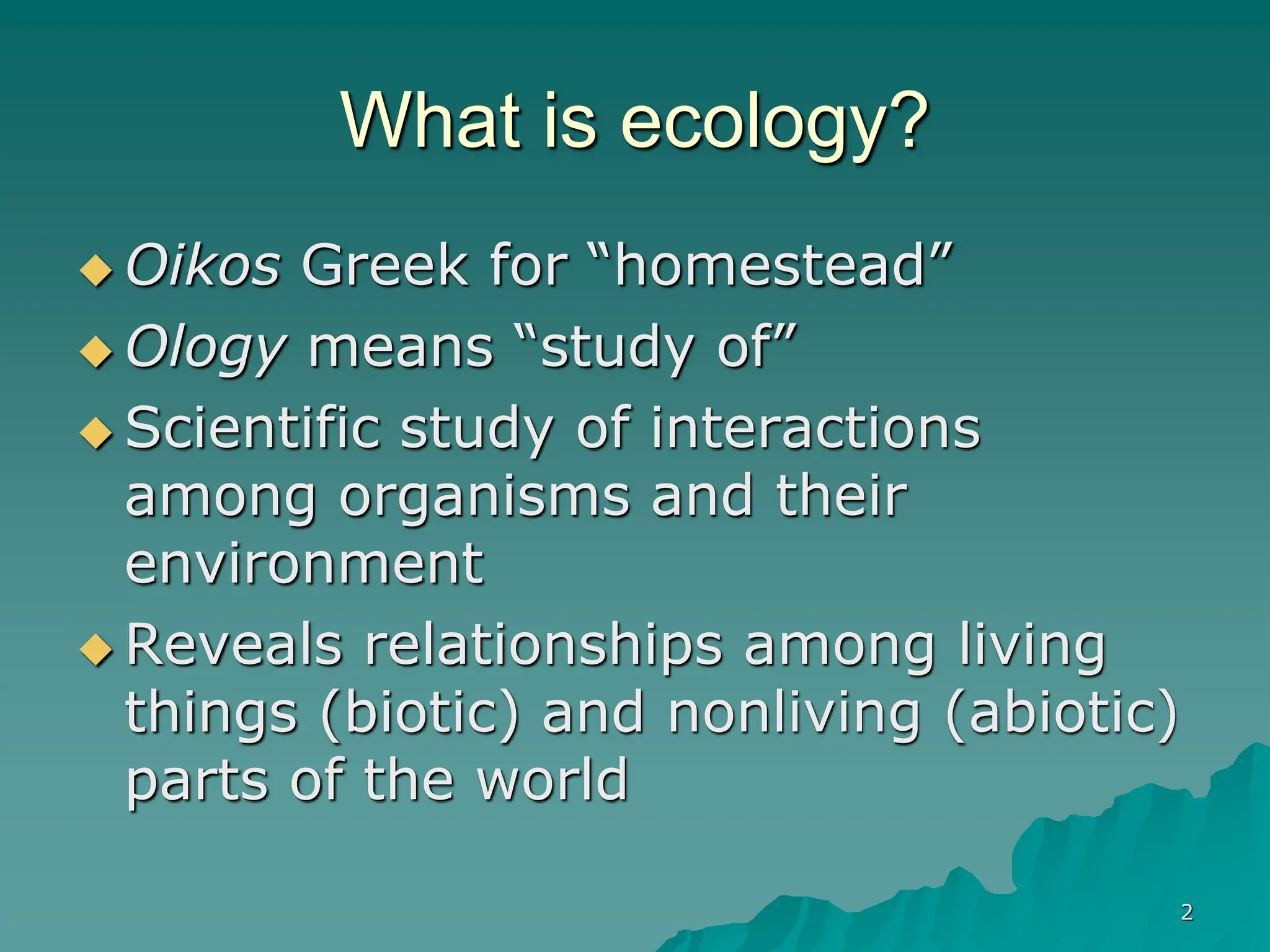 Chapter-2-Principles-of-Ecology- Organism | PPTX