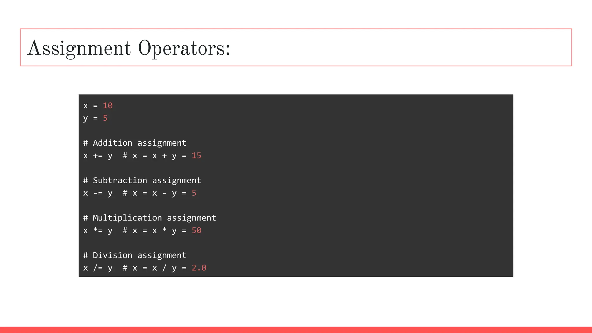 Introduction To Python Values Variables Data Types Chapter 2 Ppt