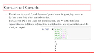 Variables in Python & Data Types and Their Values | PDF