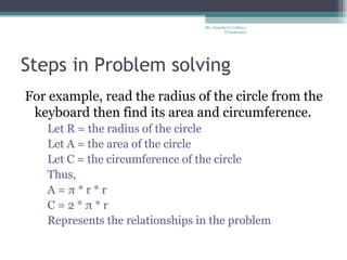 Chapter 2 Representation Of Algorithms 2 | PPT