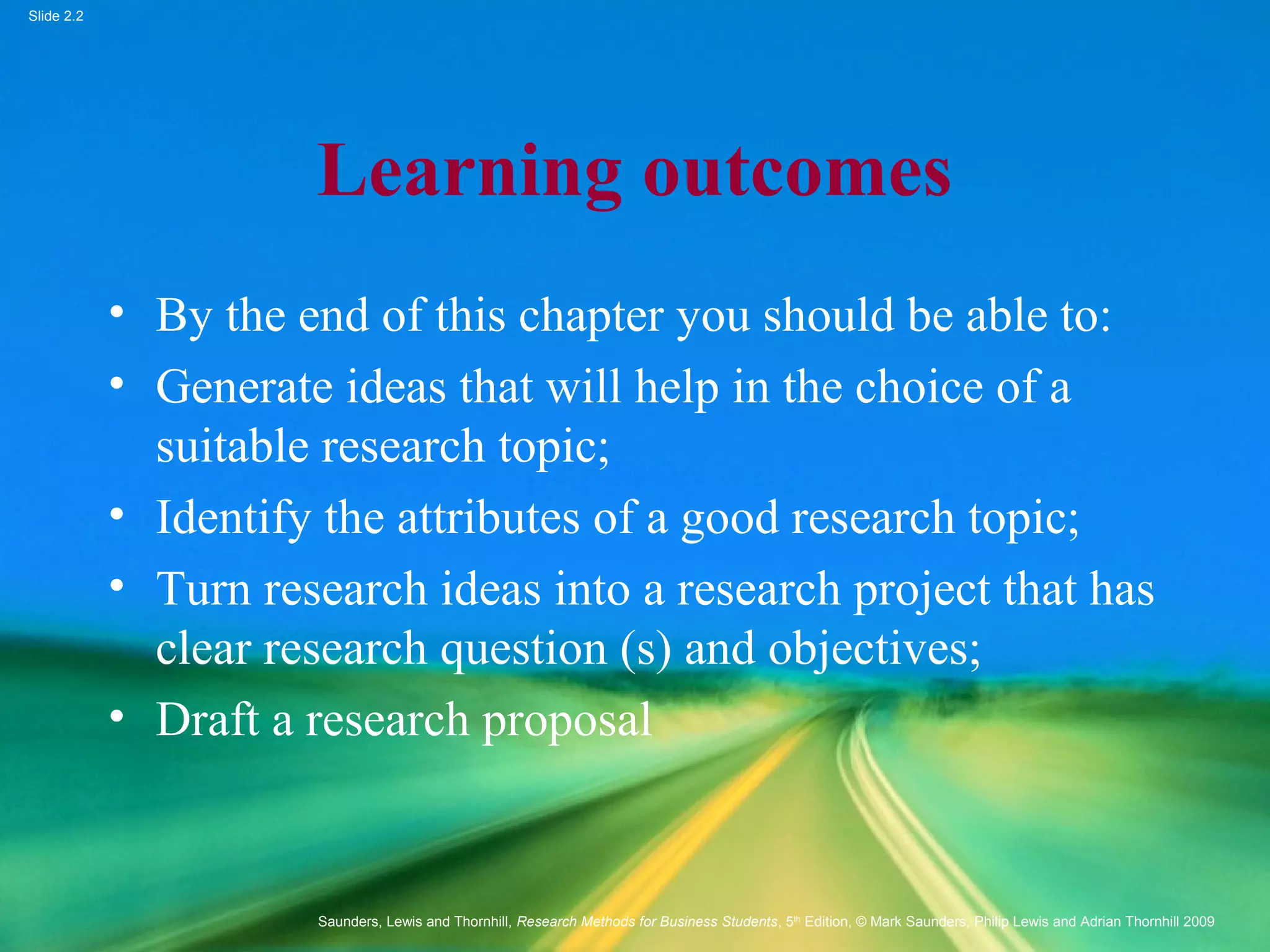Chapter 2-research2 | PPT