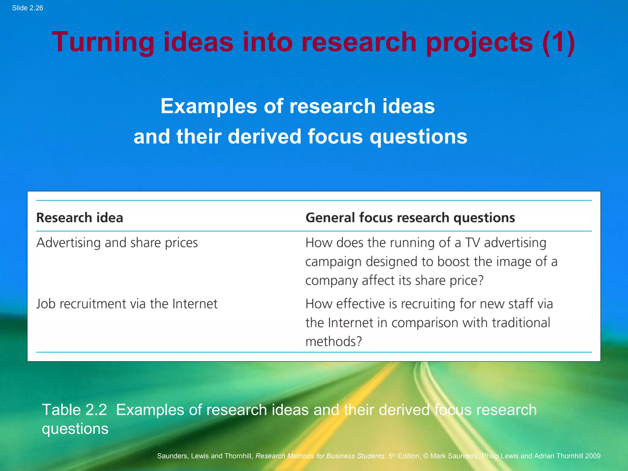 Chapter 2-research2 | PPT