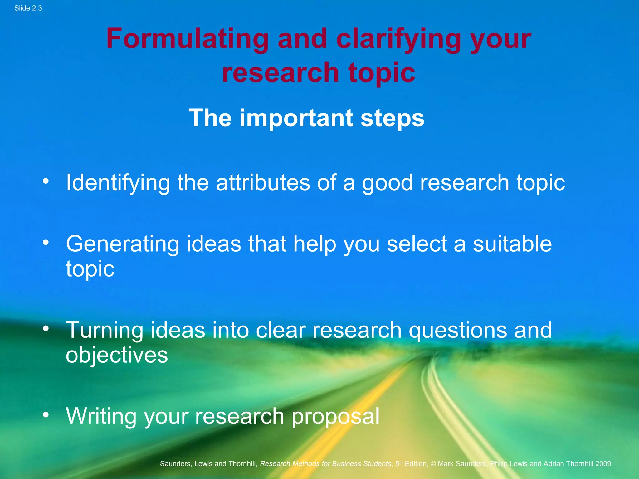 Chapter 2-research2 | PPT