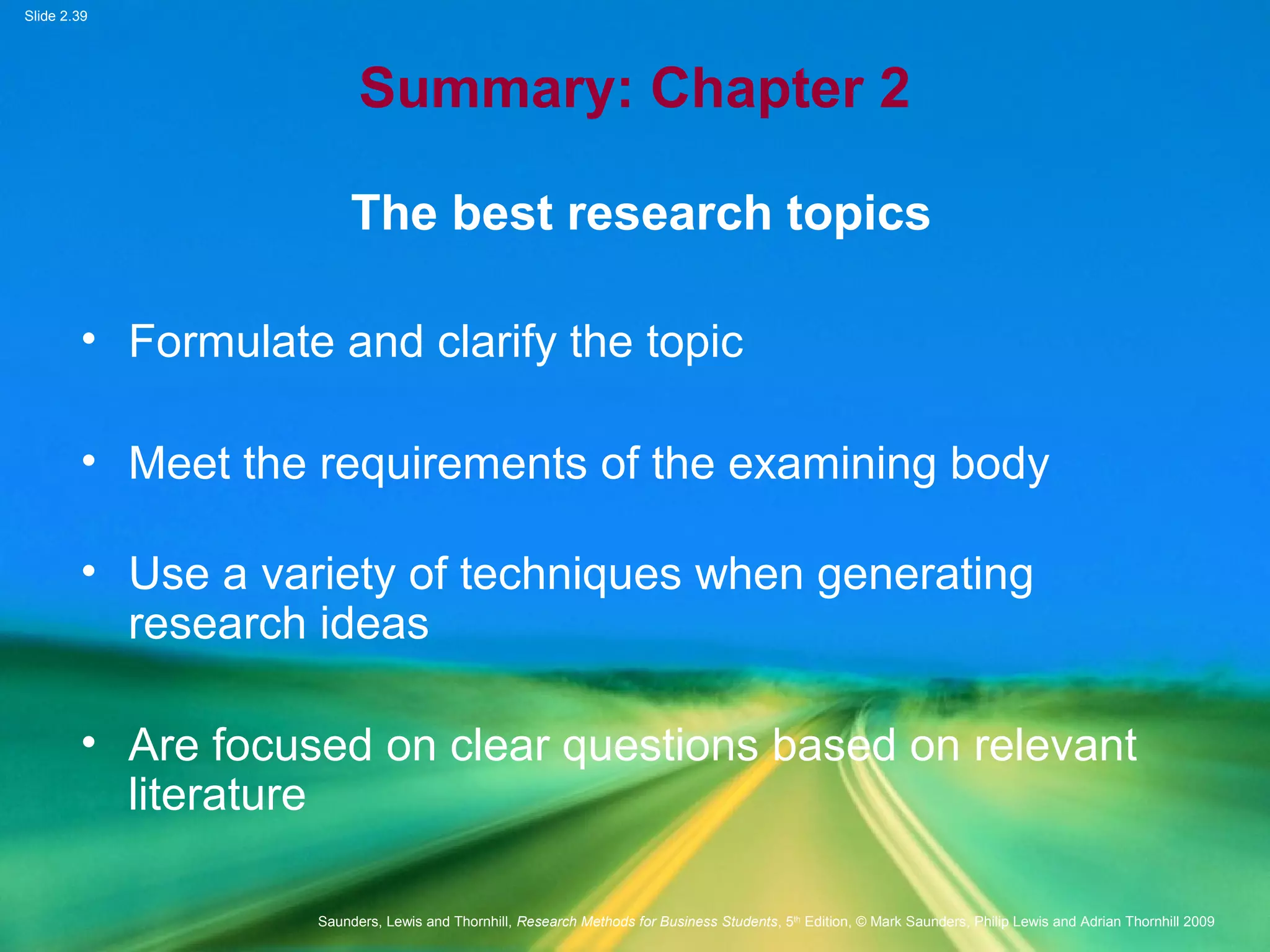 Chapter 2-research2 | PPT