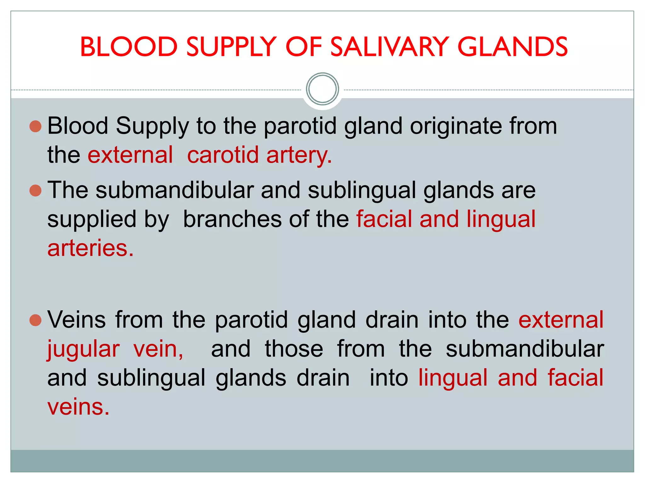 Chapter 2- salivary glands | PPTX