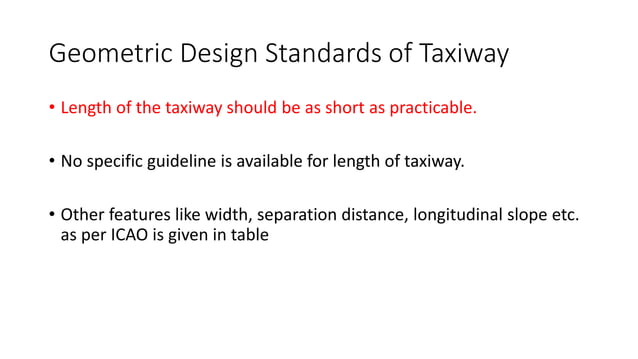 Chapter-2-taxiway-Design methods and examples | PDF