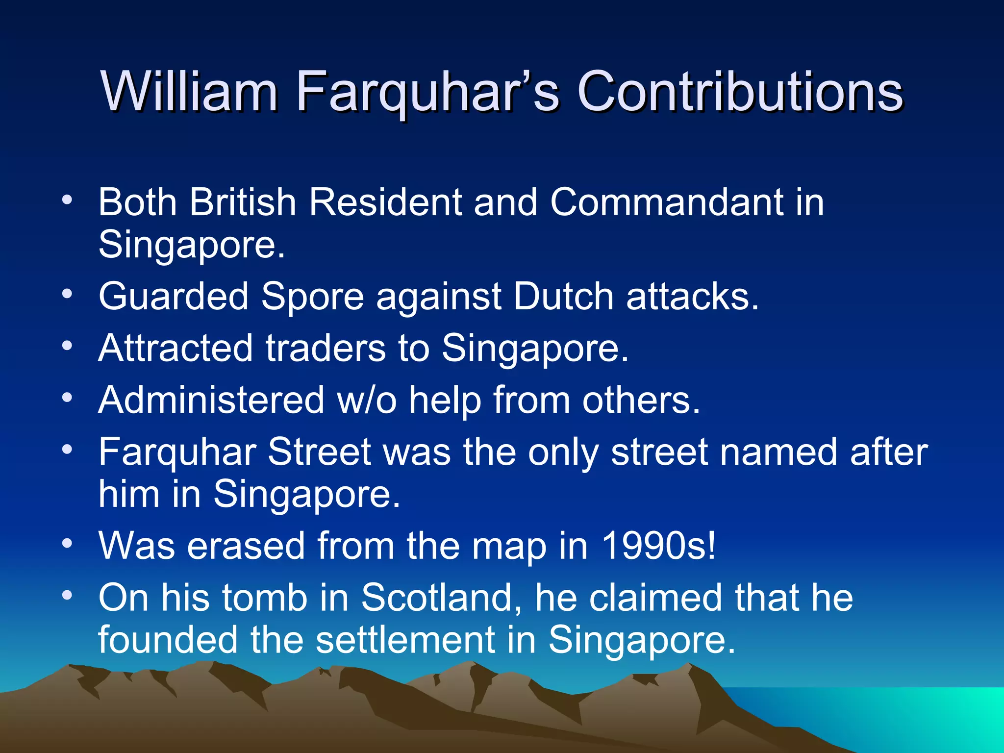 Chapter 2 - Who is the real founder of Singapore? | PPT