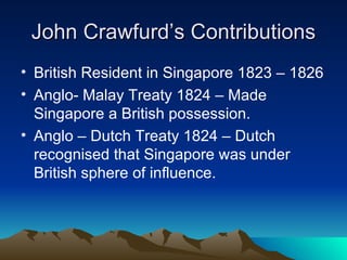 Chapter 2 - Who is the real founder of Singapore? | PPT