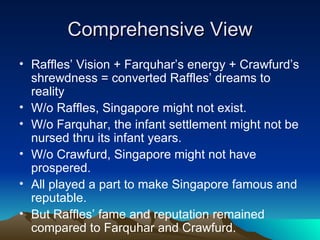 Chapter 2 - Who is the real founder of Singapore? | PPT
