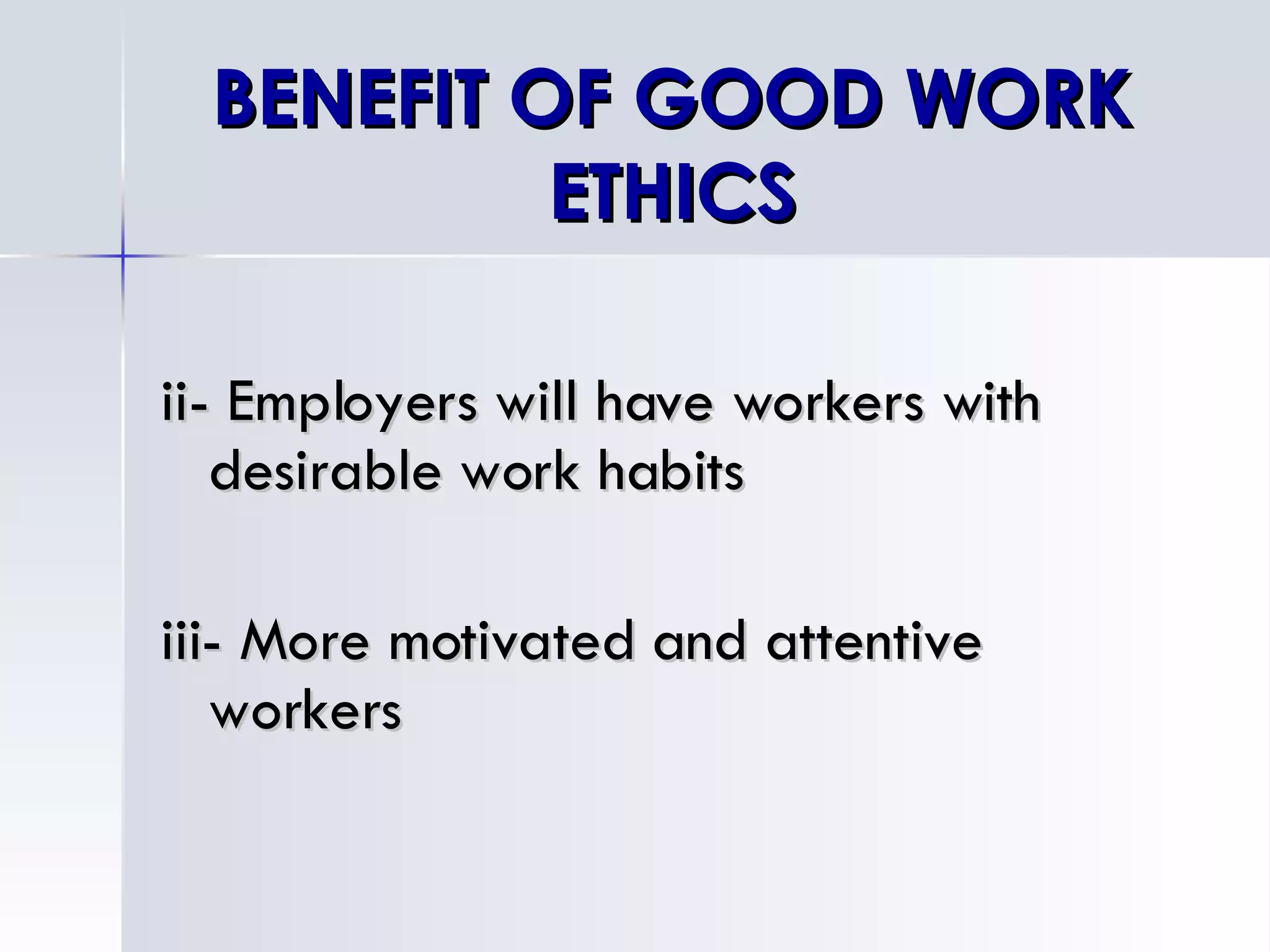 Chapter 2 Work Ethics | PPT