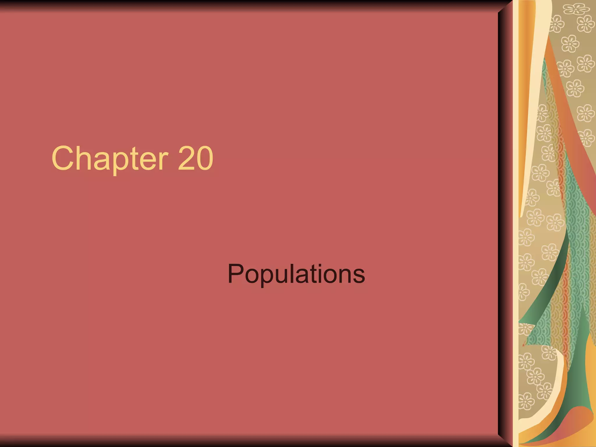 Chapter 20 | PPT