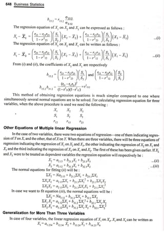 Partial and multiple correlation and regression | PDF