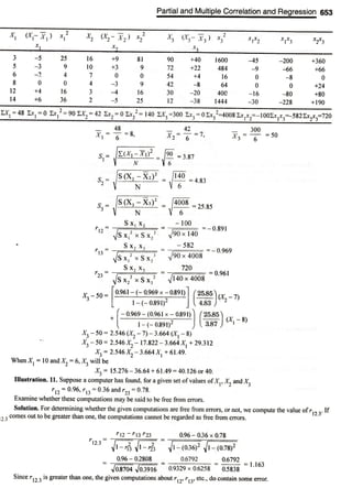 Partial and multiple correlation and regression | PDF