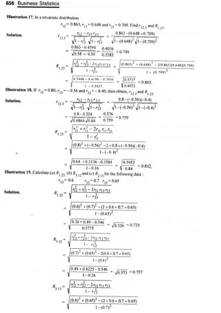 Partial and multiple correlation and regression | PDF