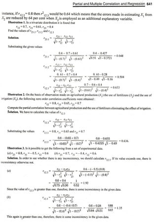 Partial and multiple correlation and regression | PDF