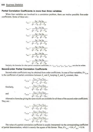 Partial and multiple correlation and regression | PDF