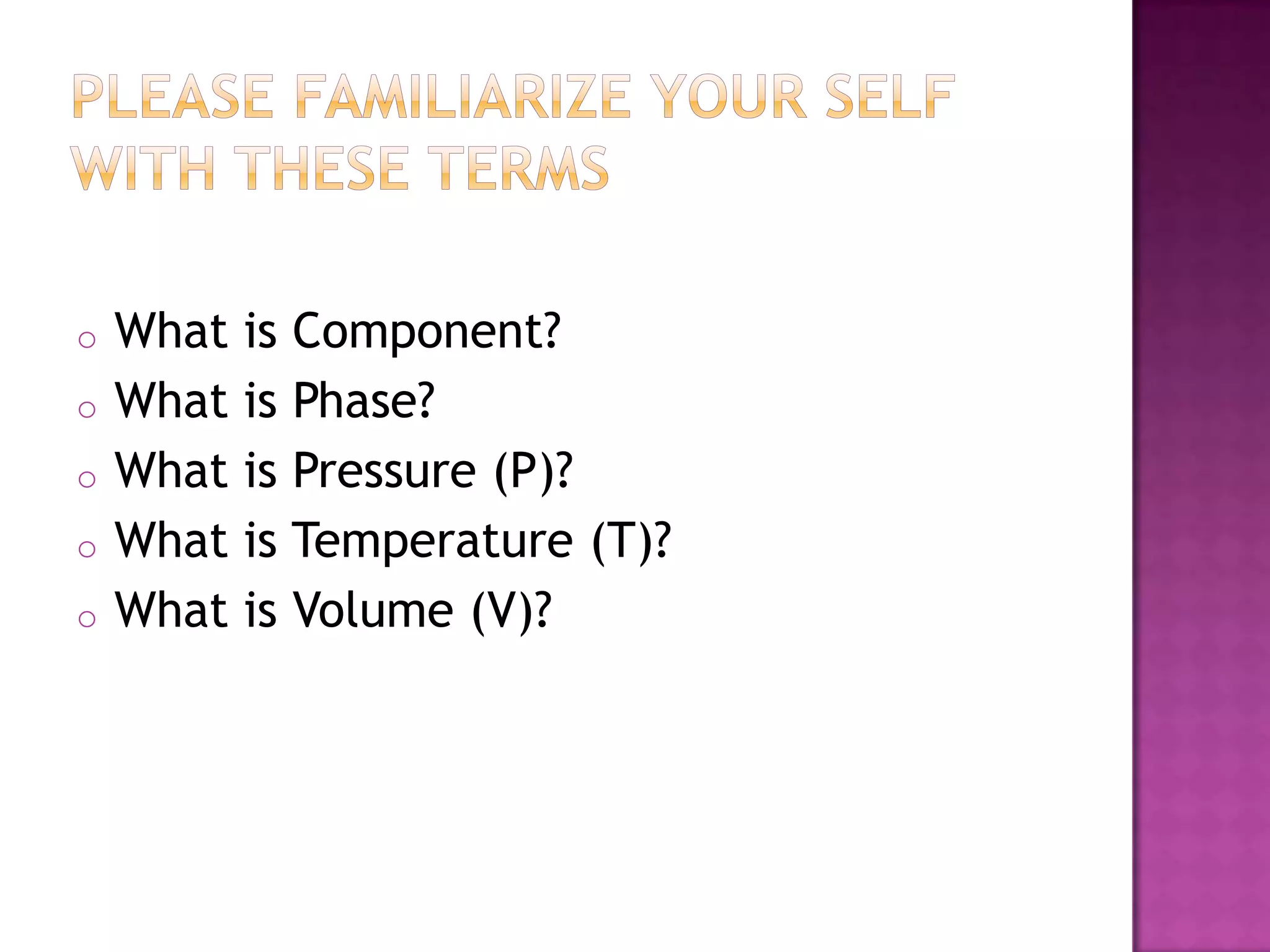 Chapter 1 (phase behavior) | PPTX