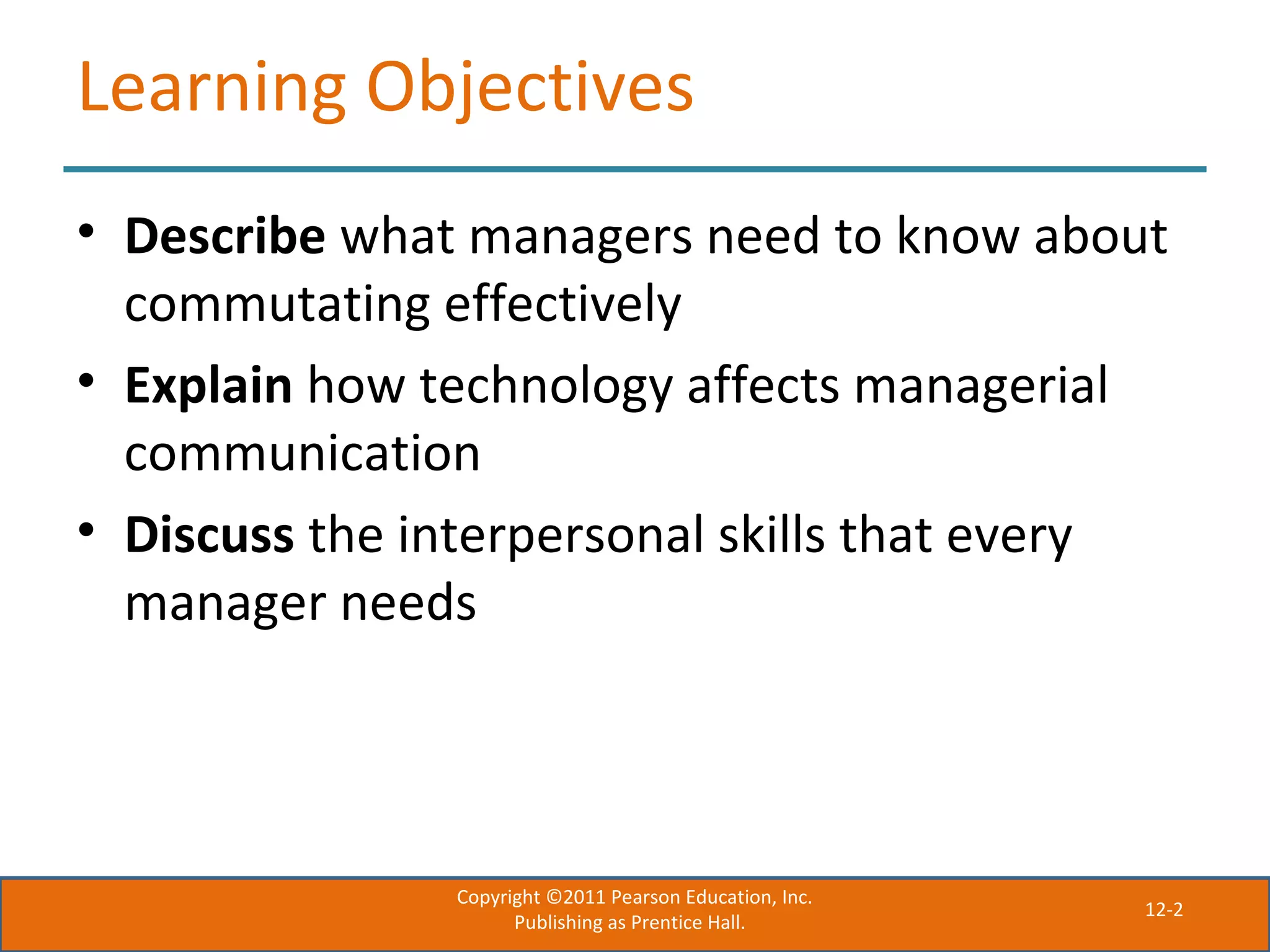 Chapter 12 communication&interpersonal skills | PPT