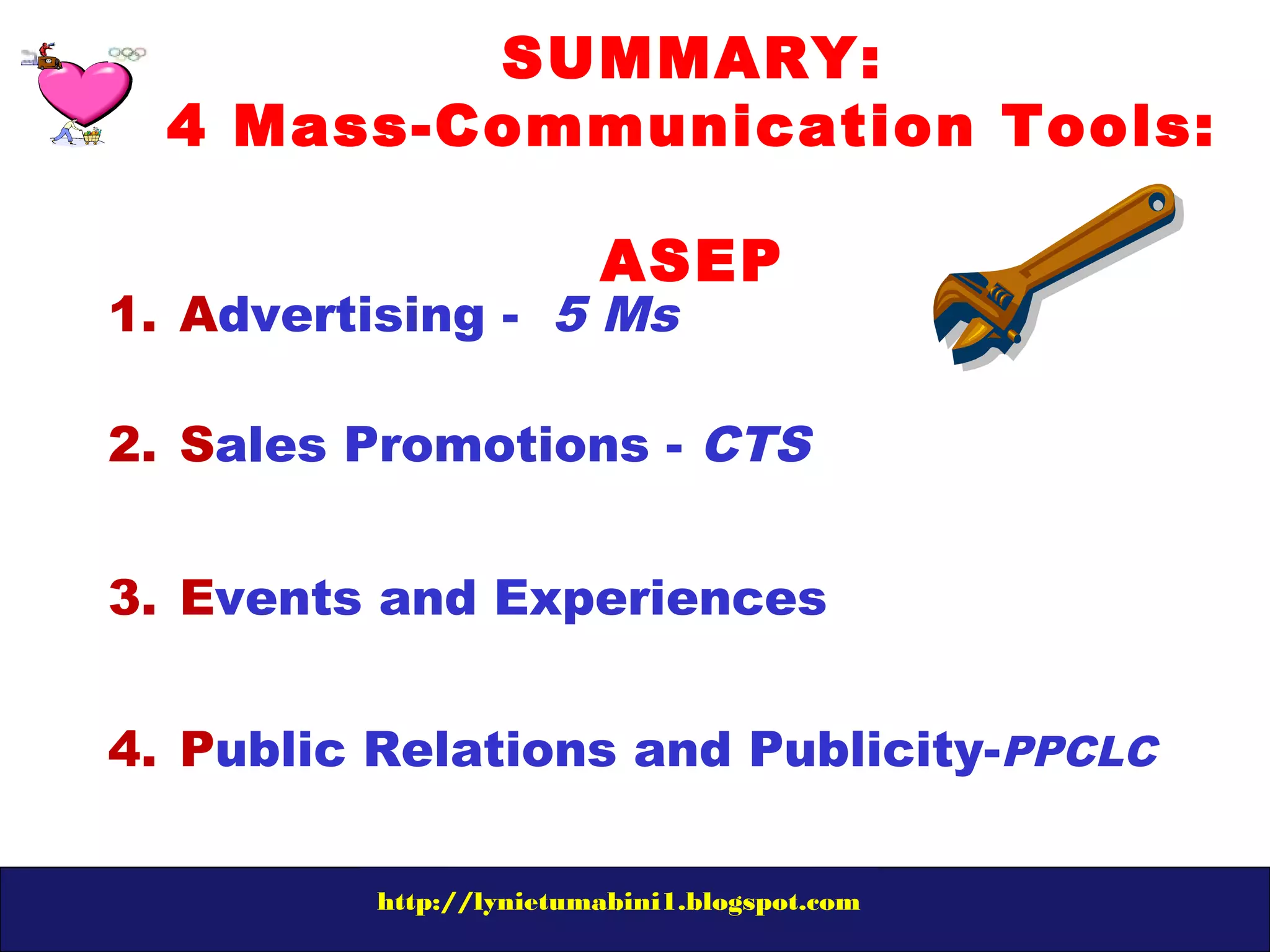 Chapter 18 managing mass communications revised2 | PPT