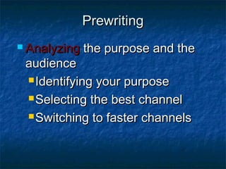 Business Communications Chapter 2 notes | PPT