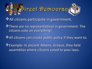 Chapter 2 types of government who rules | PPT