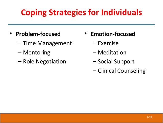 Problem Focused Coping