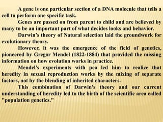 Chapter.1. Introduction of genetics | PPTX