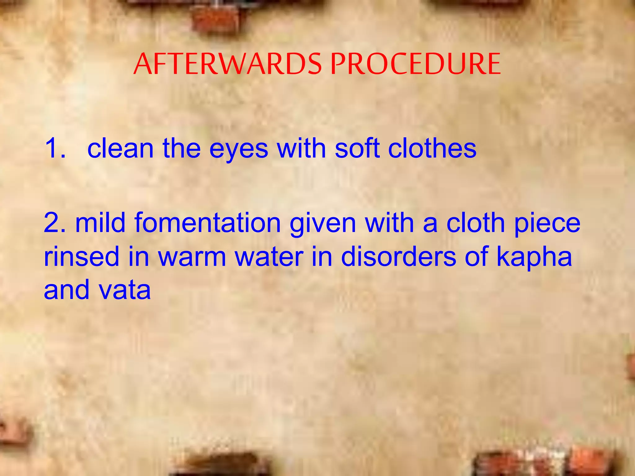 Ashtanga Hridaya Sutrasthan Chapter 23 ASCHOTANAM - ANJANA VIDHI ...