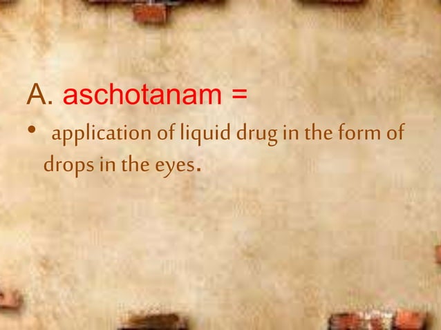 Ashtanga Hridaya Sutrasthan Chapter 23 ASCHOTANAM - ANJANA VIDHI ...