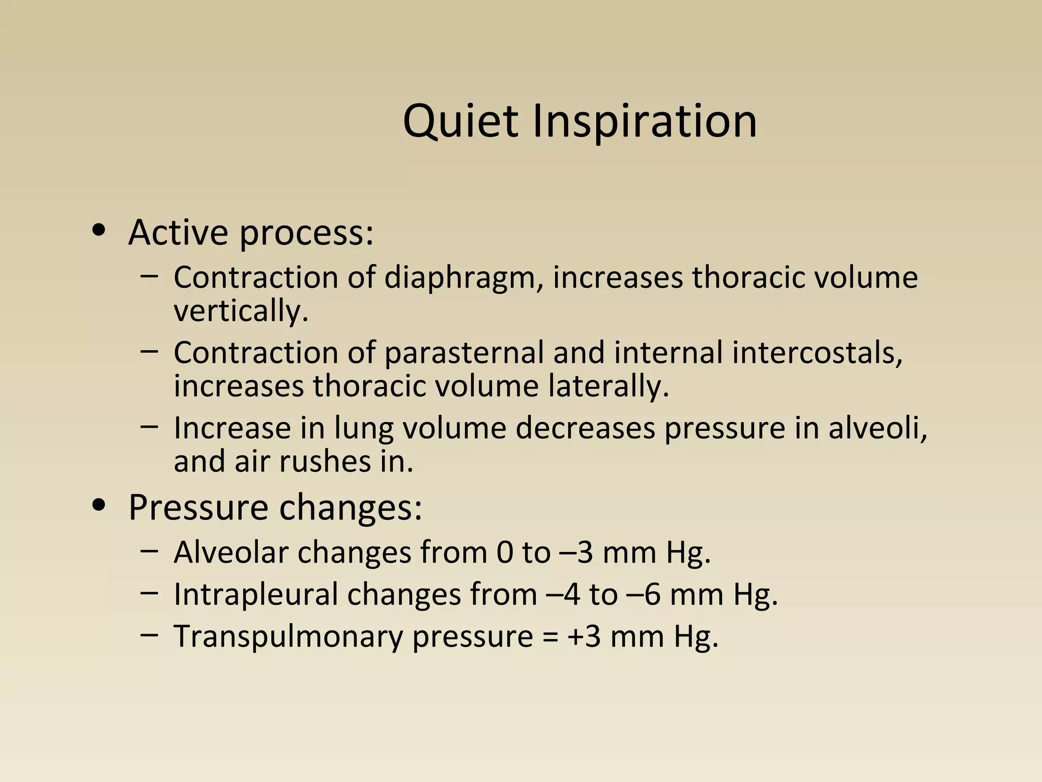 Respiratory #1, Pulmonary Ventilation - Physiology | PPT