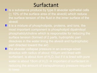 Respiratory #1, Pulmonary Ventilation - Physiology | PPT