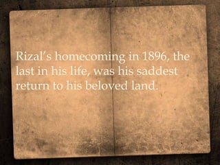 Chapter-24.pptx Rizal's Last Homecoming & trial | PPTX