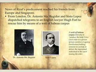 Chapter-24.pptx Rizal's Last Homecoming & trial | PPTX