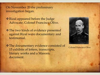 Chapter-24.pptx Rizal's Last Homecoming & trial | PPTX