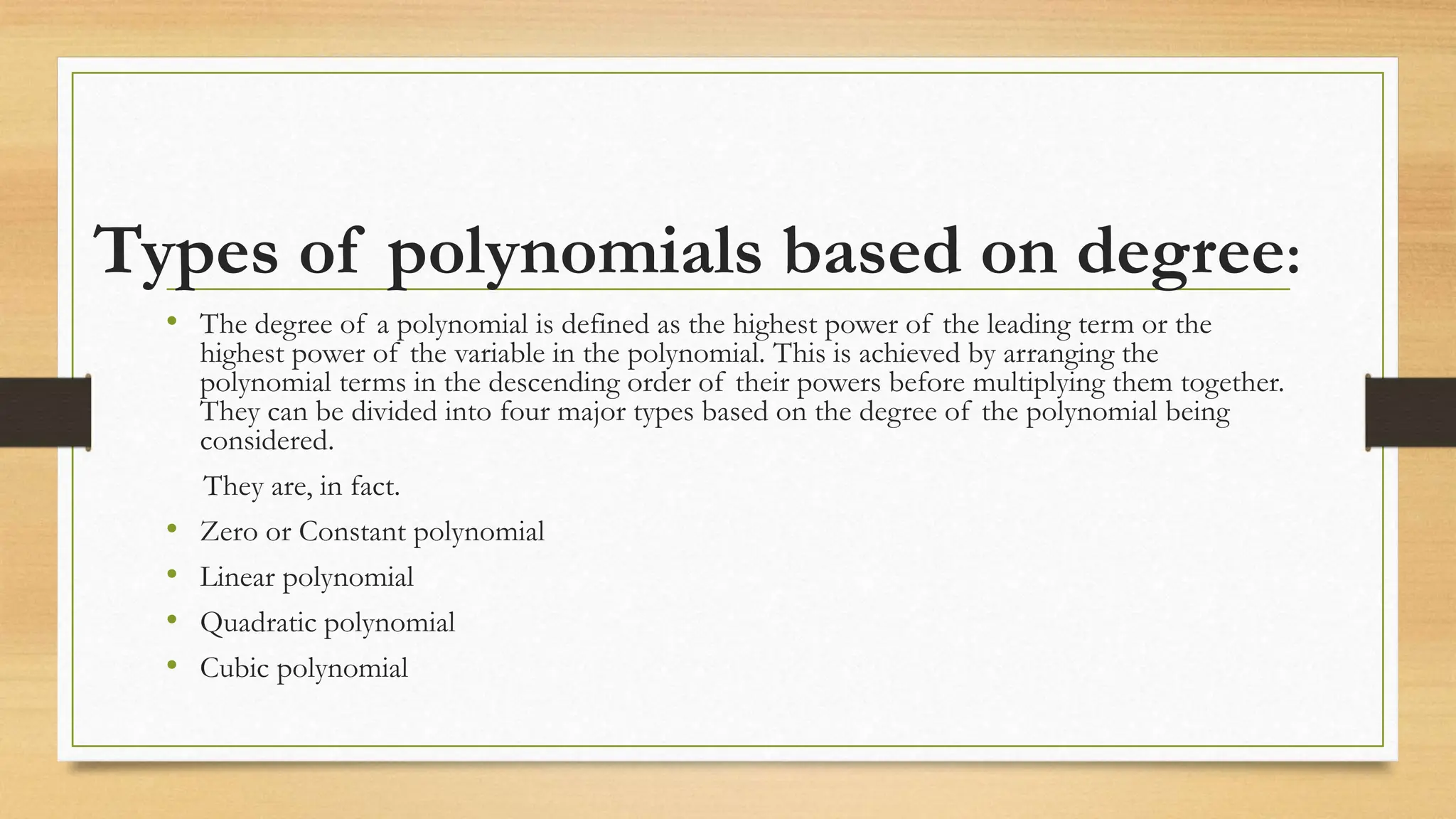 CHAPTER.ppt of polinomial chapter 2 class 9 ppt ppt ppt | PPTX