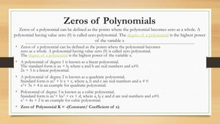CHAPTER.ppt of polinomial chapter 2 class 9 ppt ppt ppt | PPTX