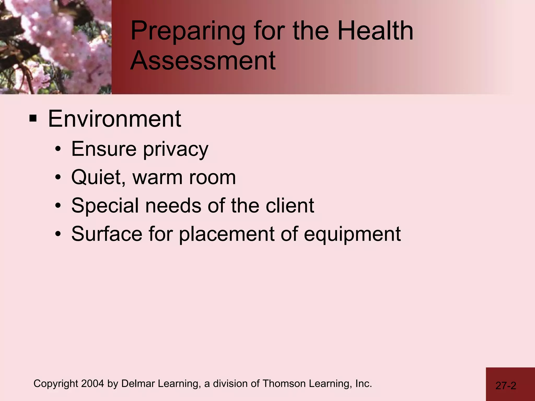 Health Assessment | PPT