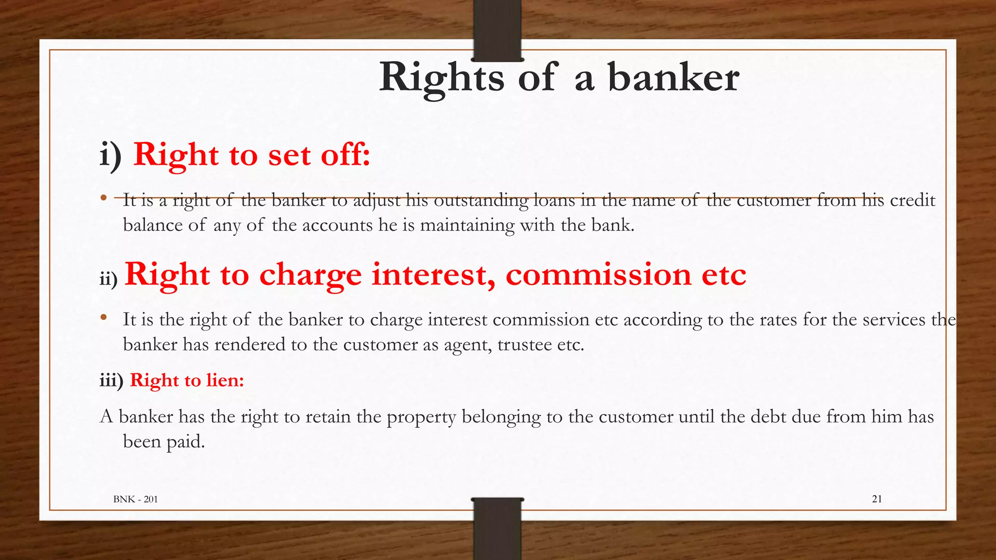 Relationship Between Banker and Customer | PPTX
