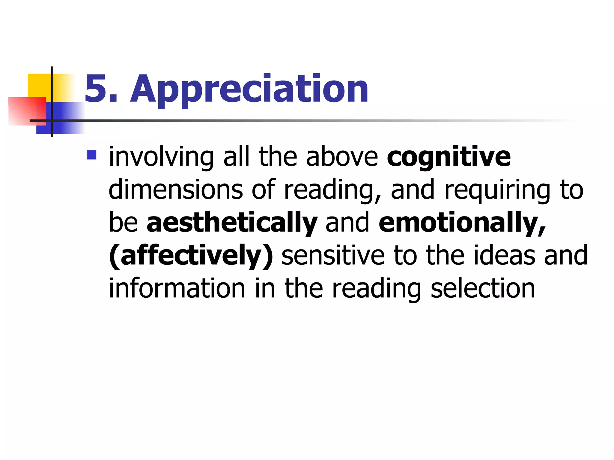 Chapter 2 Barrett Taxonomy | PPT
