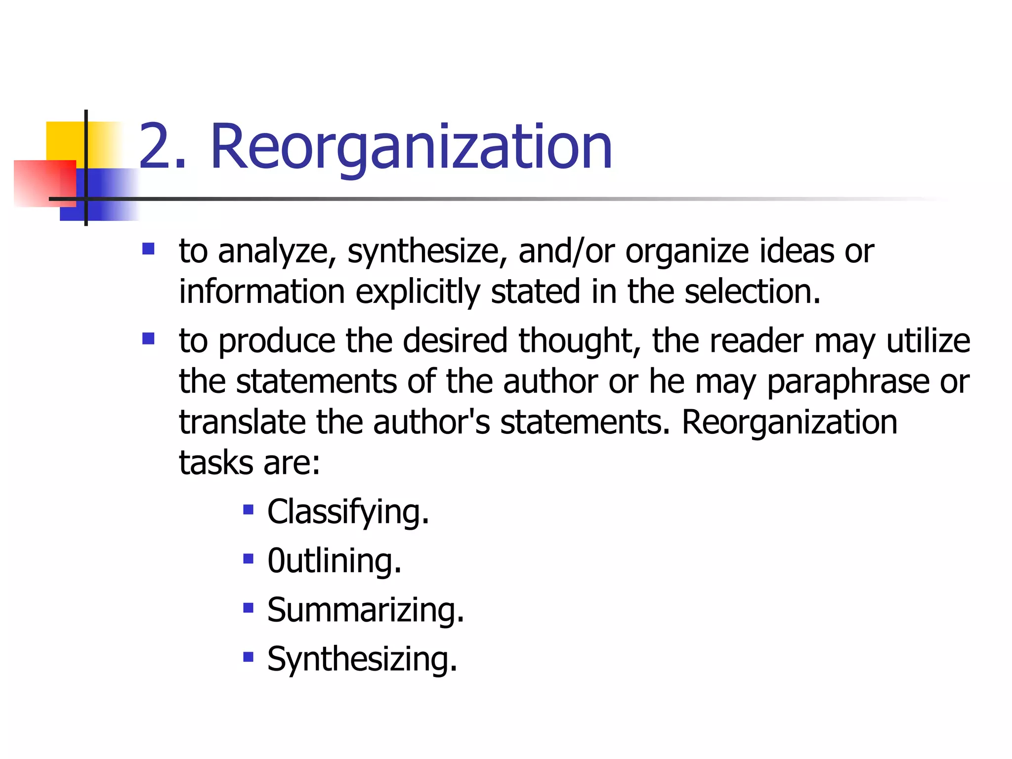 Chapter 2 Barrett Taxonomy | PPT