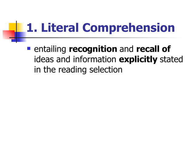 Chapter 2 Barrett Taxonomy | PPT